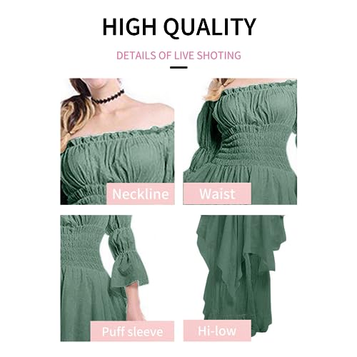 90 Off Renaissance Dress for Women Maxi Long Summer Flowy Boho Dresses