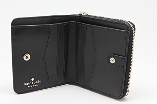 Kate Spade New York Small Zip Around Leather Wallet Black