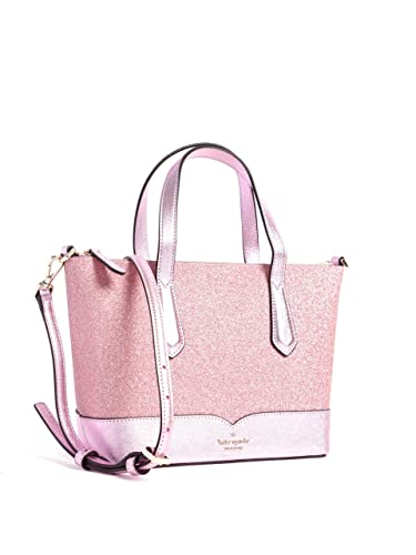 Kate Spade New York Lola Glitter Small Satchel Crossbosy Bag Rose Pink