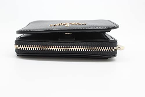Kate Spade New York Small Zip Around Leather Wallet Black