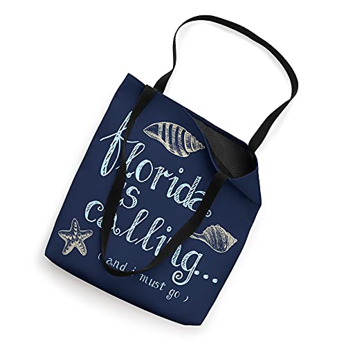 Cute Florida is Calling Shell Beach Tote Bag