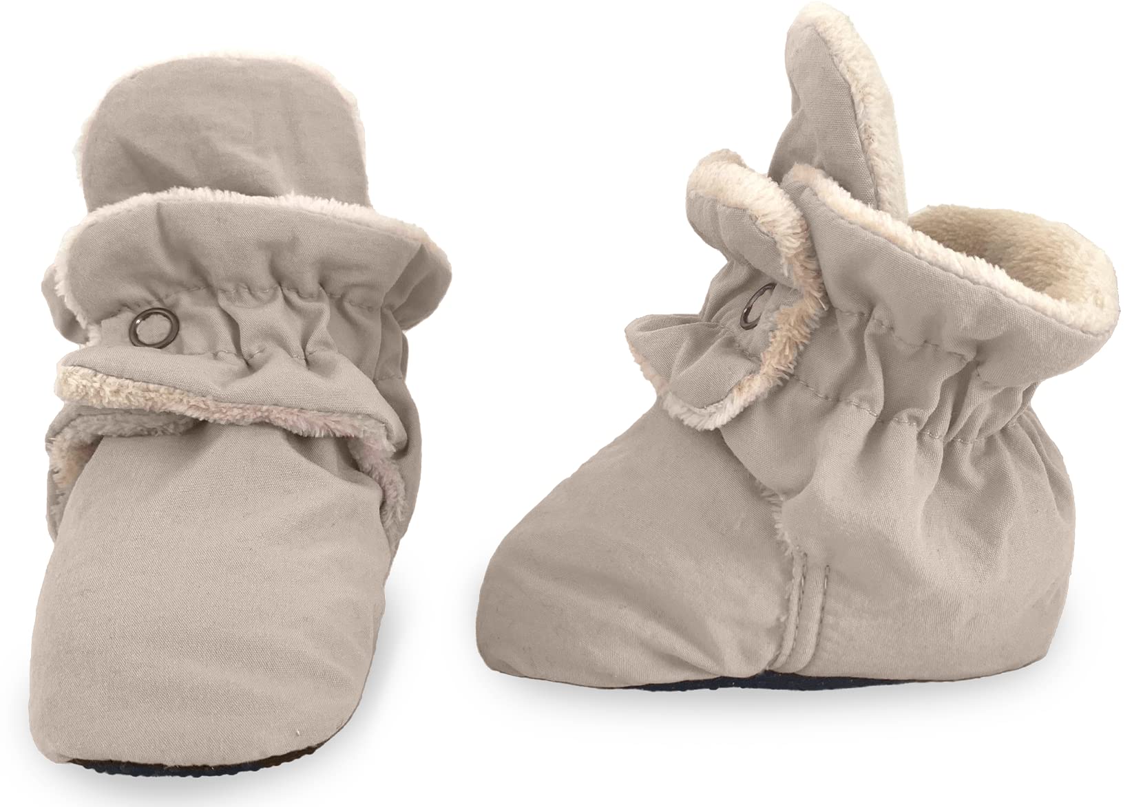 7AM Enfant Baby Booties Airy - Unisex Vegan Water Repellent with Plush Lining (Brush, us_footwear_size_system, infant, age_range, narrow, 6_months, 12_months)