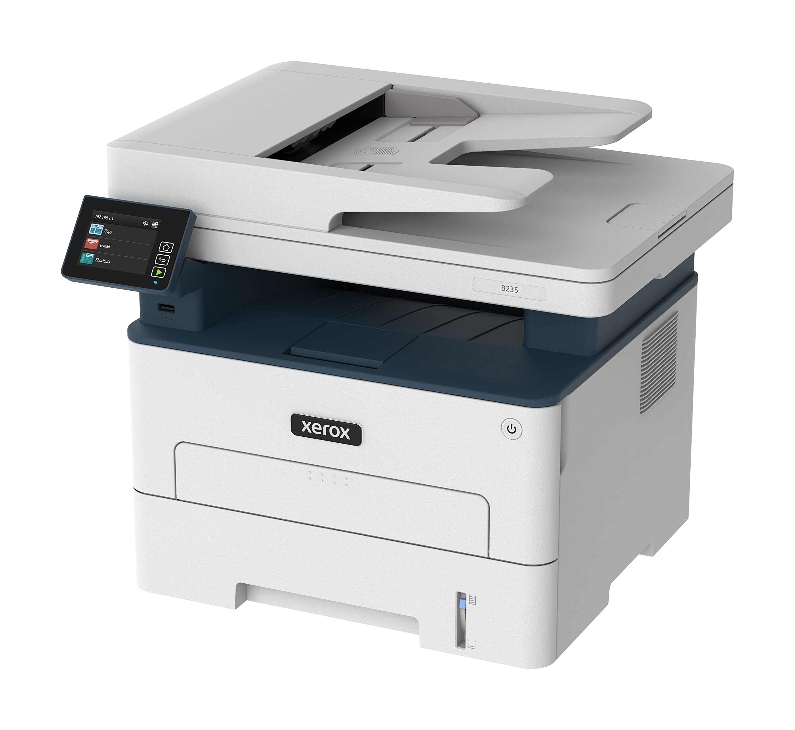 Xerox B235 Multifunction Printer, Print/Scan/Copy/Fax, Black and White Laser, Wireless, All in One (Renewed)