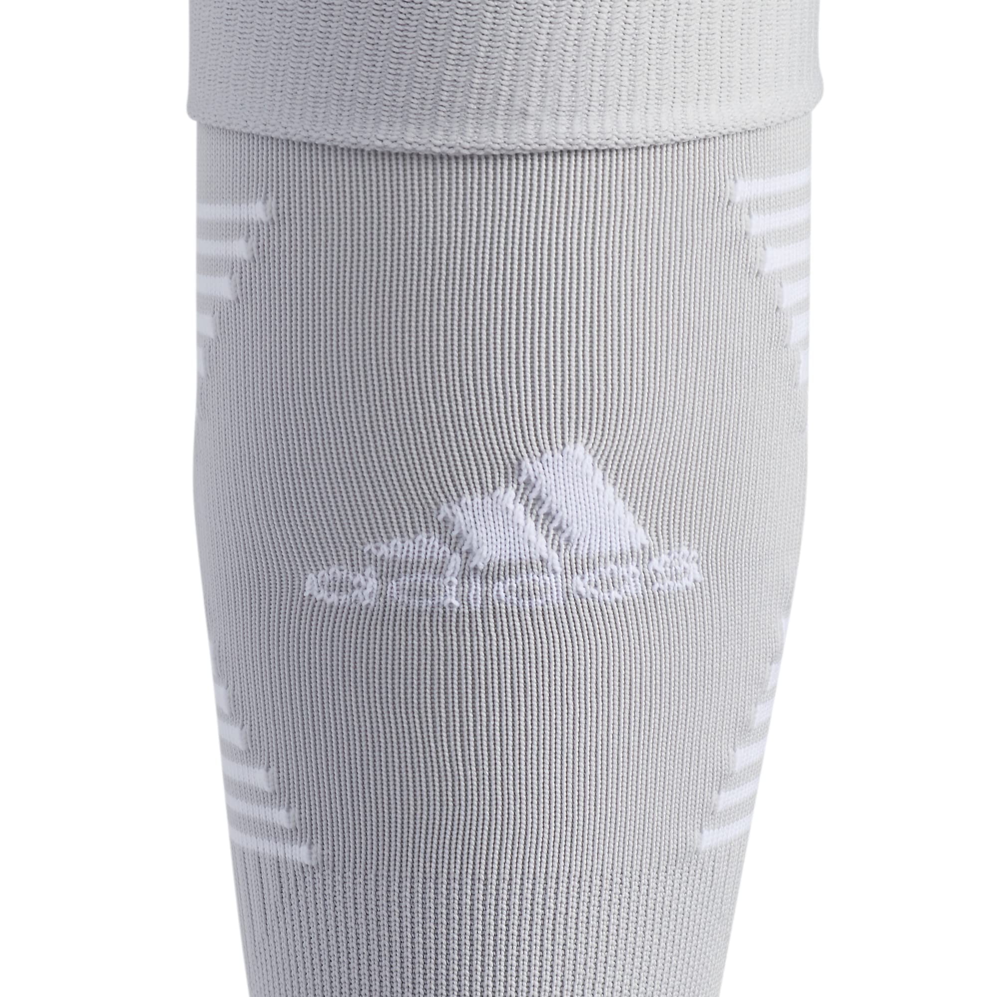 adidas Speed 3 Soccer Socks (1 Pair), Team Light Grey/White, Small