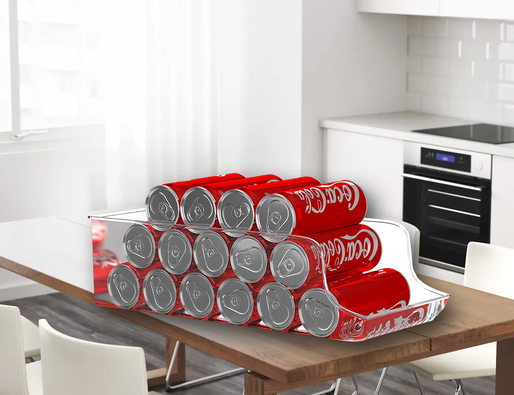 Acalu Refrigerator Organizer Bins Fridge can organizer for pantry Freezer and Storage,Canned Food Container Bin for Refrigerator Beverage