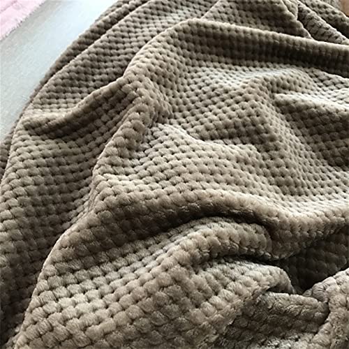 BESTORI Knitted Throw Blanket Cozy Soft Couch Bed Chair Throw Blankets All Season Boho Style Weave Blanket Khaki 17.7×25.5 Inch