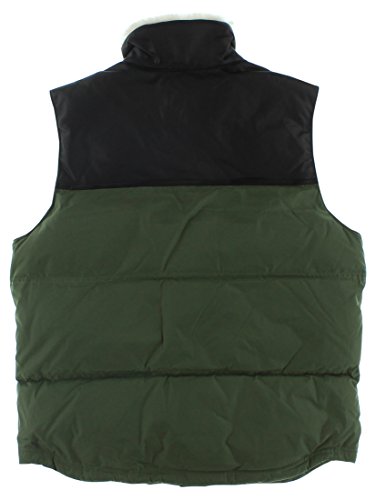 Adidas Mens Utility Down Vest Olive Green M, Color: Olive Green/Black/Off White