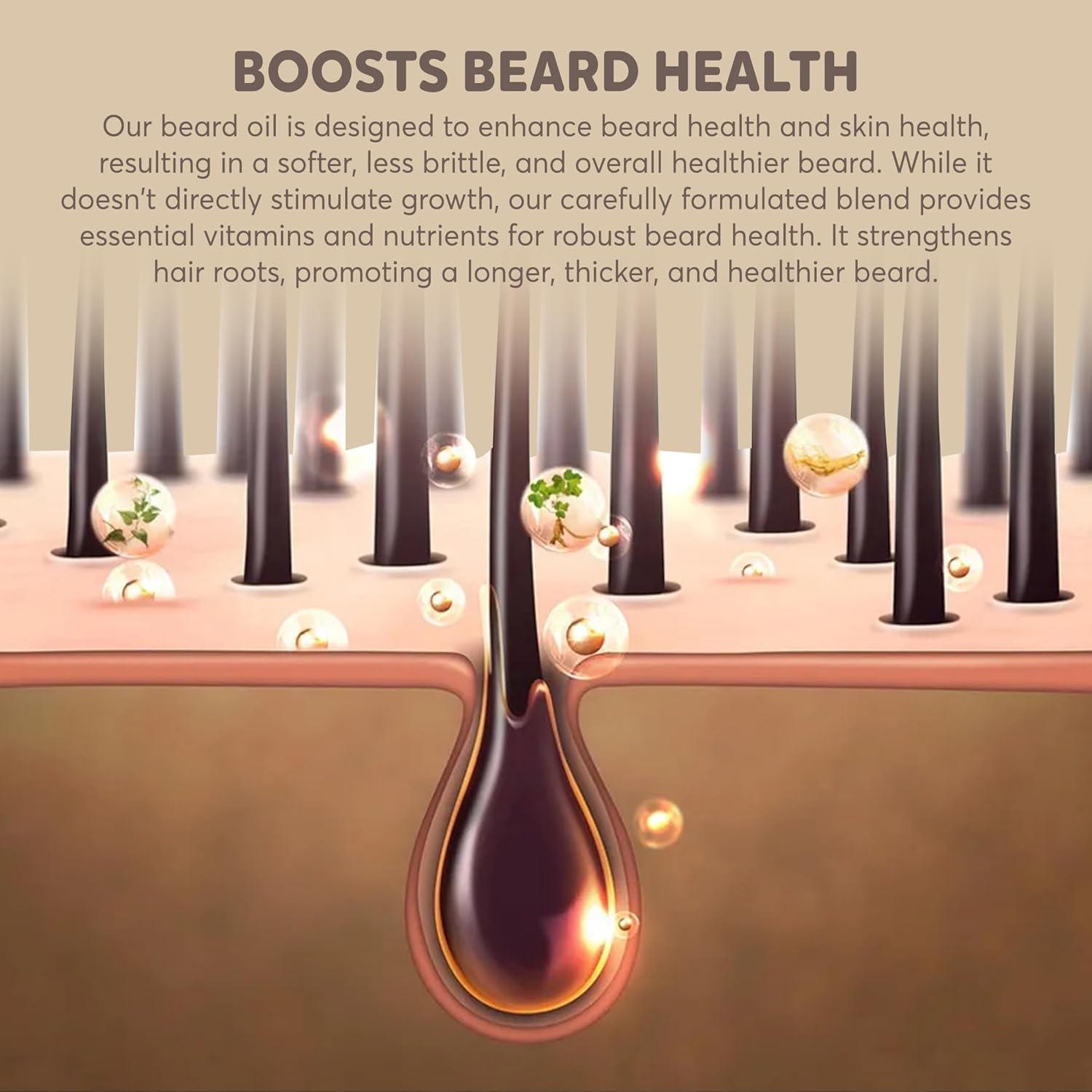 Deluxe Beard Oil and Beard Balm - For a Softer, Smoother, Moisturized Beard - Made with All-Natural and Organic Ingredients - Leave in Conditioner - Beard Care Kit for Men (Orange Cream)