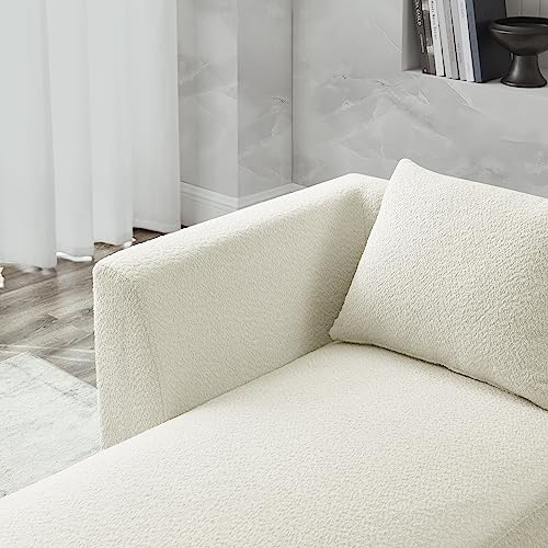 L-Shaped Corner Sectional Sofa Right Facing Modular Sofa&Couch, Modern Living Room Free 5 Seater Convertible Sofá Deep Seat Tufted Upholstered Cloud Couch W/Ottoman & Chaisesfor Home Office Apartment