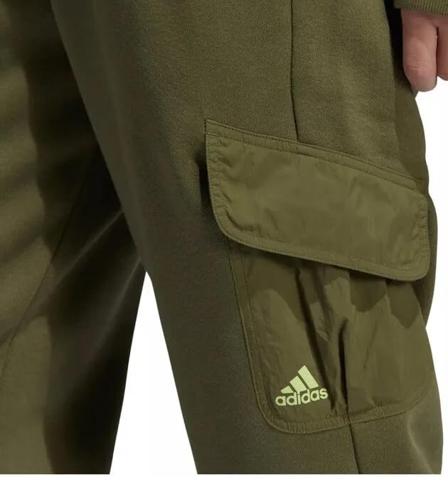 adidas Originals Women's Q1 Cargo Utility Jogger, Focus Olive, Small