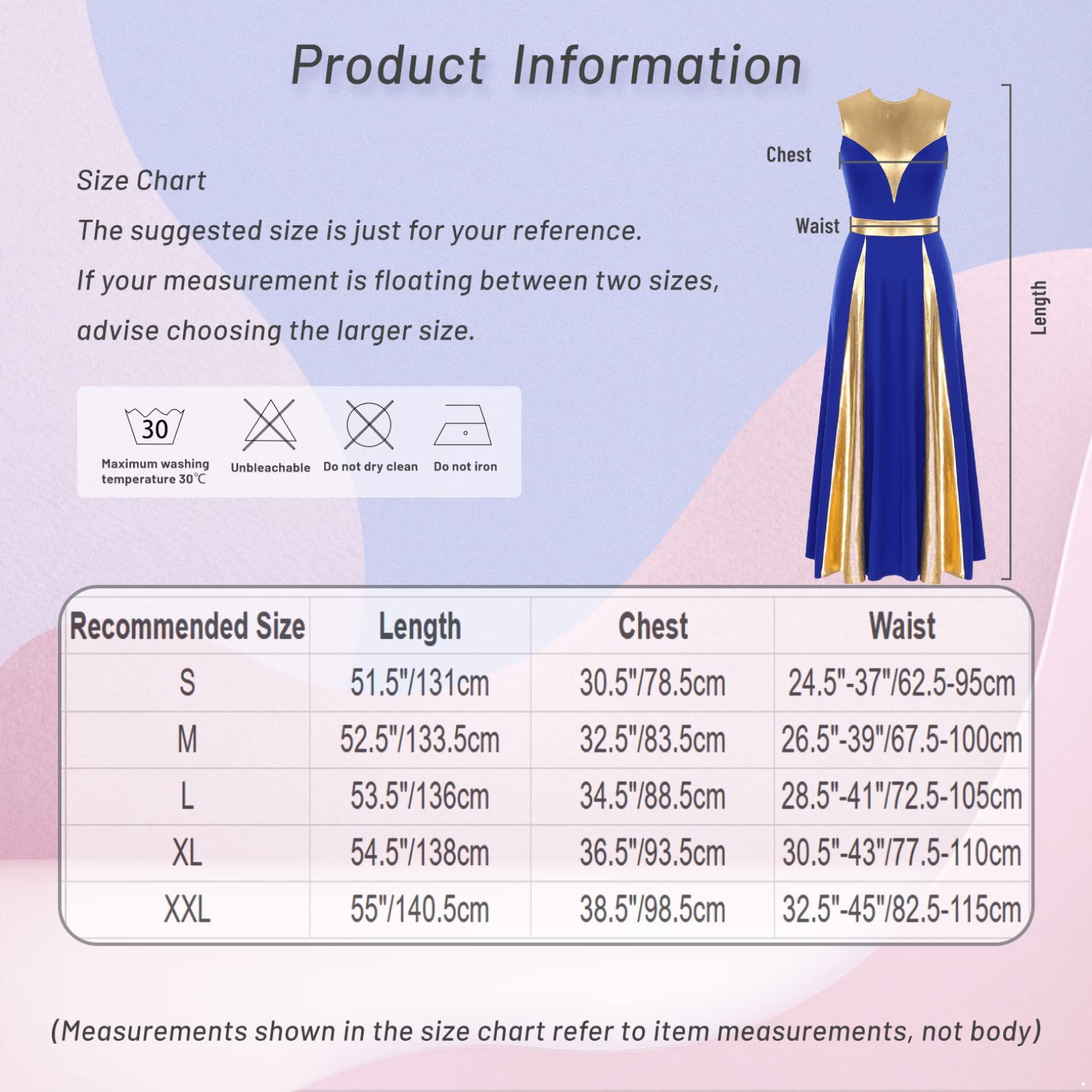 vastwit Womens Metallic Liturgical Praise Dance Dress Lyrical Dance Costume Sleeveless Worship Dancewear White Small