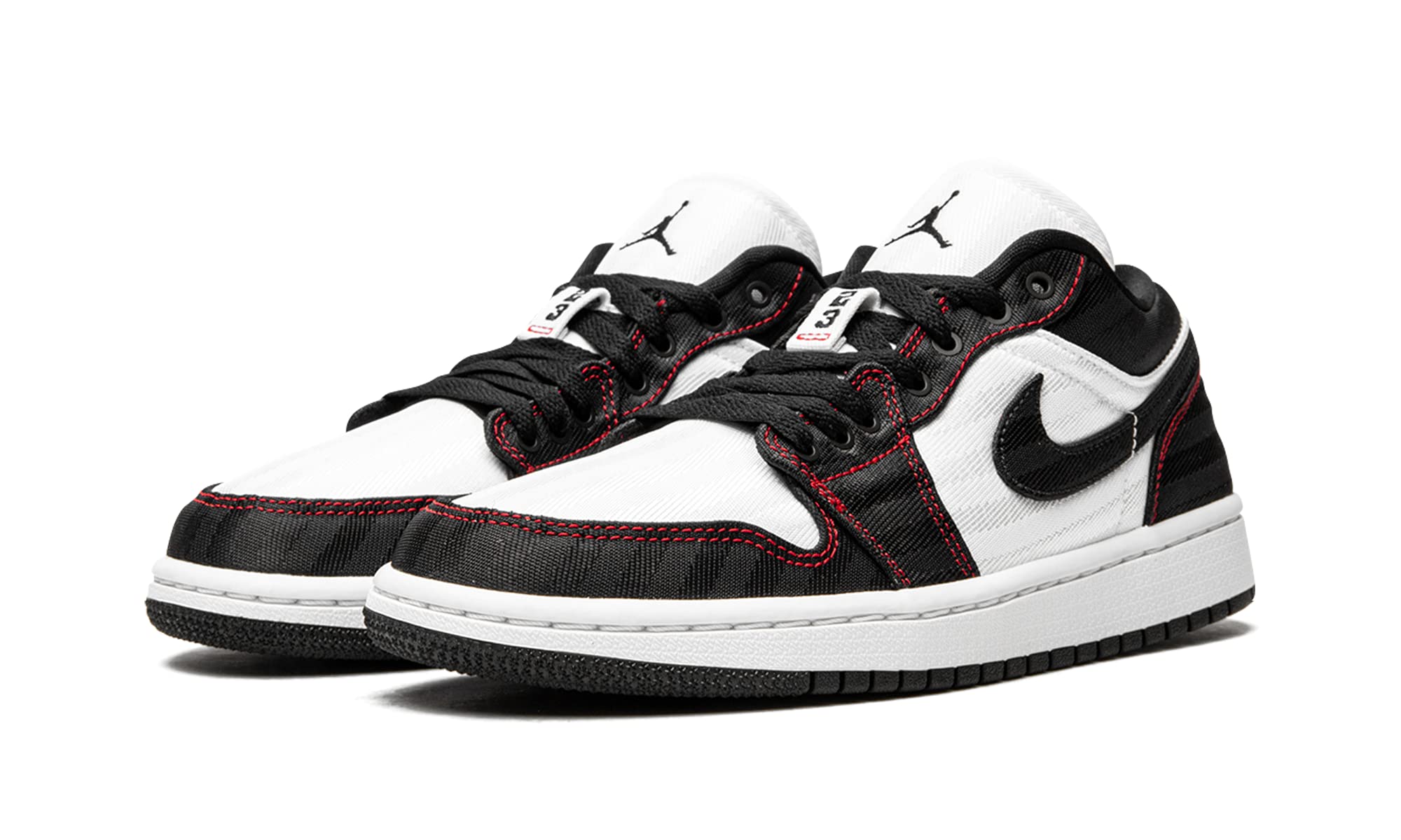 Nike Women's Jordan 1 Low SE Utility White/Black-Gym Red (DD9337 106) - 8