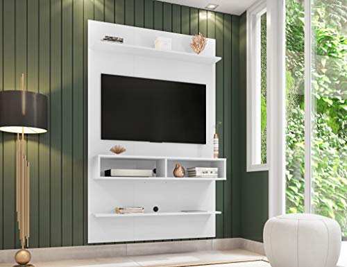 Manhattan Comfort Libra Floating Wall Entertainment Center, White