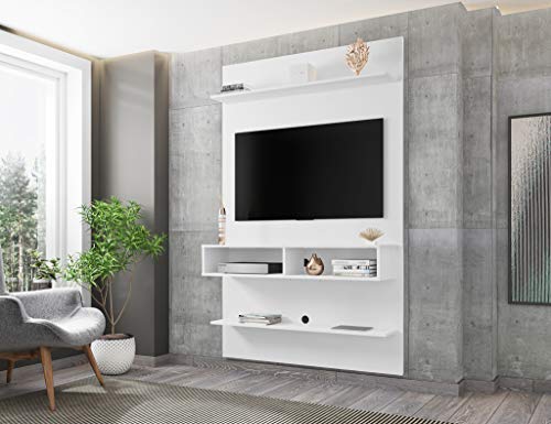 Manhattan Comfort Libra Floating Wall Entertainment Center, White
