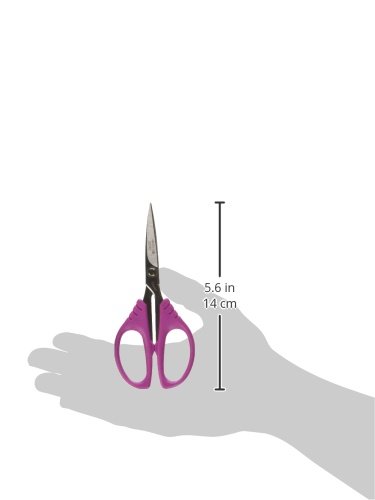 Havel's Sew Creative 5-1/2-Inch Curved Tip Sewing/Quilting Scissors-Pink Comfort Grips