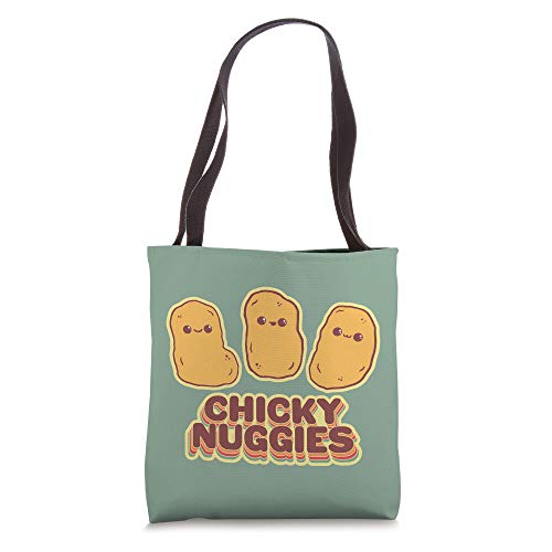 Chicky Nuggies Cute Retro Kawaii Chicken Nuggets Nuggs Meme Tote Bag