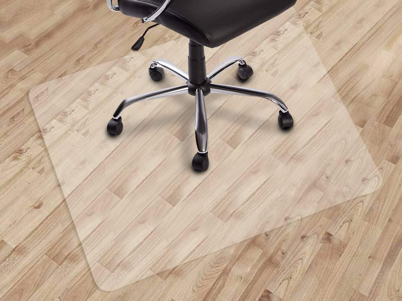 Dinosaur Office Chair mat for Hard Floors, 30" X 48" Transparent Floor Mats, Easy Glide for Chairs, Wood/Tile Protection Mat for Office & Home (30" X 48" Rectangle)