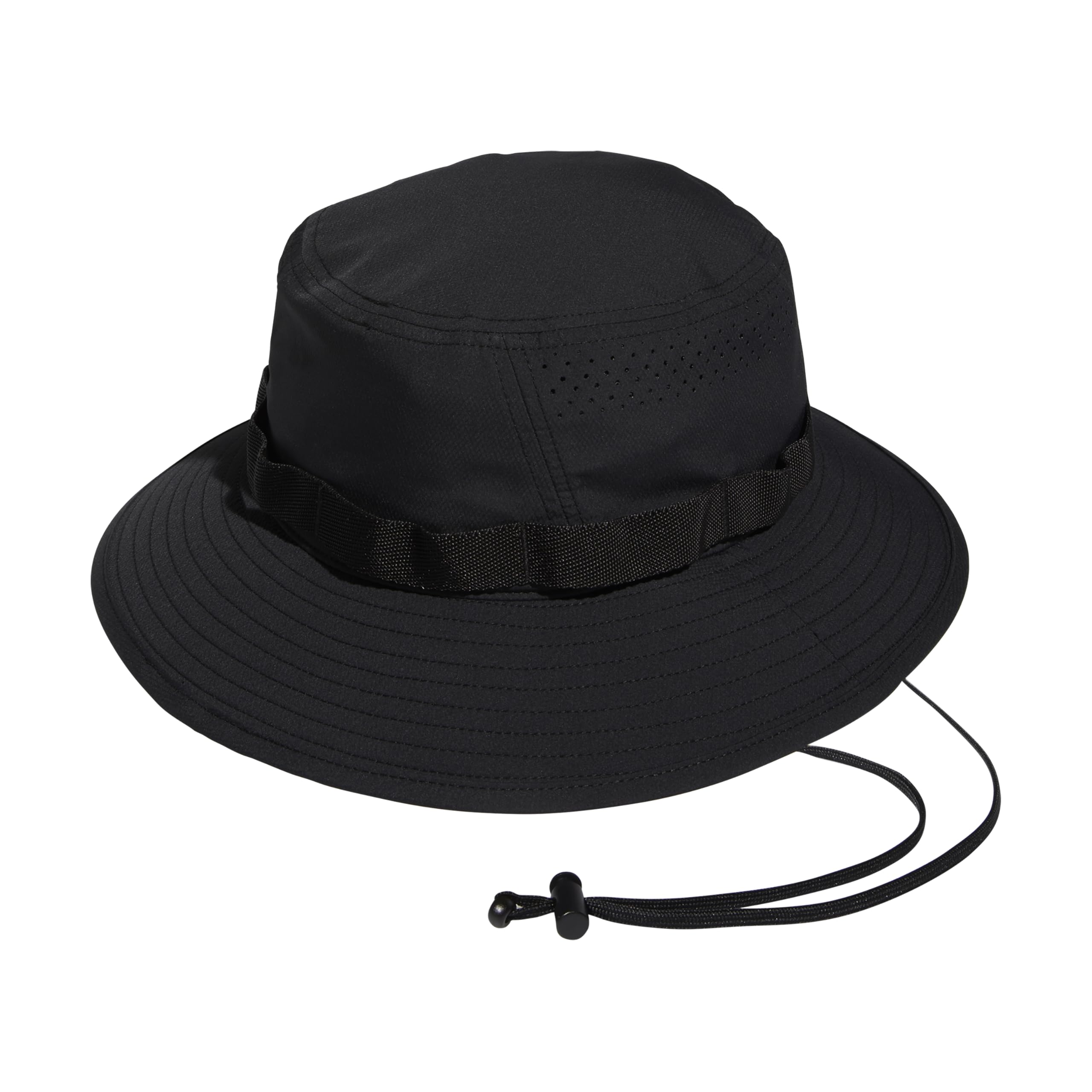 adidas Men's Victory Bucket Hat Outdoors and Sideline Wide Brim Style for Sun Protection, Black/4.0, Small-Medium