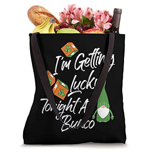 Getting Lucky Tonight At Bunco - Game Night St. Patricks Day Tote Bag