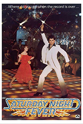 Saturday Night Fever - Movie Poster (Regular Style) (Size: 24 x 36 inches).