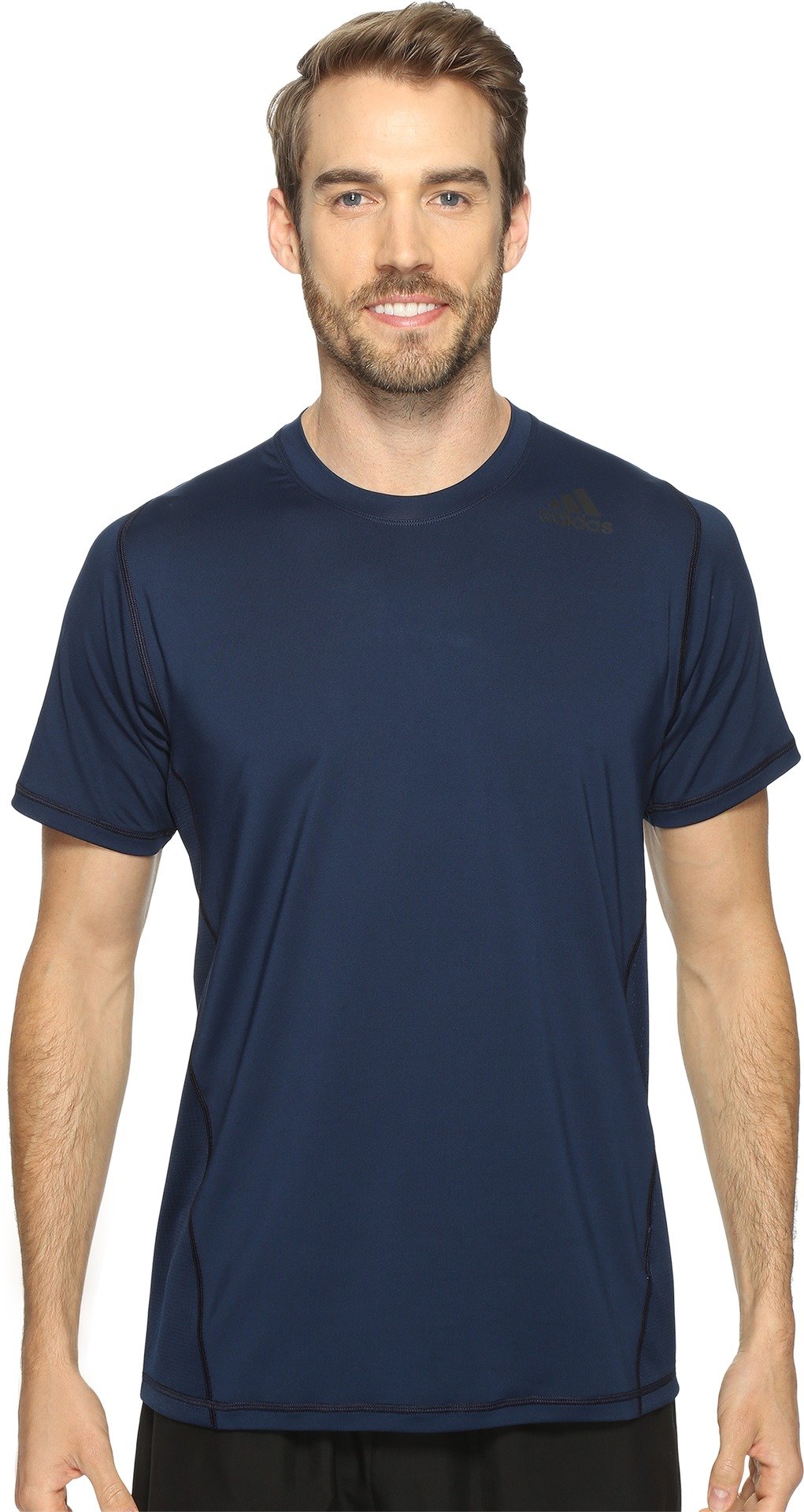 adidas Men's Training Utility Tech Short Sleeve Tee, Collegiate Navy, X-Small