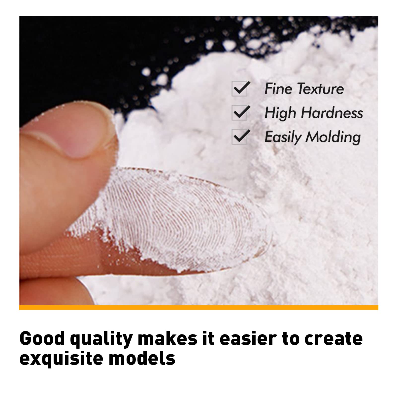 Falling in Art 1lb Plaster of Paris Powder - Plaster Hand Mold Casting Kit Powder, Gypsum Cement, Pottery & Ceramic Plaster Powder for Crafts, Sculpture, Diorama and Home Decor