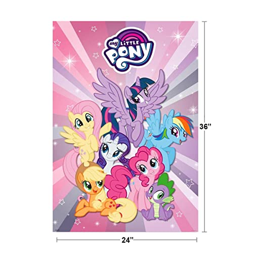 Pyramid America My Little Pony Group Cute Kids Room Animated Cartoon Series Cool Wall Decor Art Print Poster 24x36
