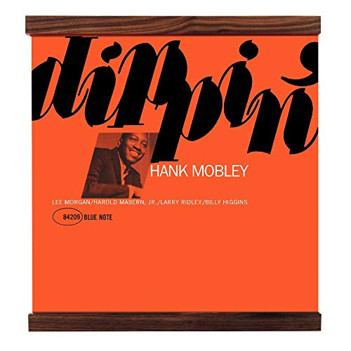 Hudson Hi-Fi Modular Vinyl Record Wall Mount Display System - 1 CT Wooden Shelves for LPs, Walnut Shelves for Wall w/ Snap - Display Shelf for Collectibles - Vinyl Records Decor & Record Holder