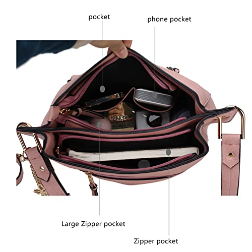 MKF Fashion Hobo Bag for Women β PU Leather Top Handle Handbag Purse β Crossbody Shoulder Strap Lady Pocketbook Ivette Navy