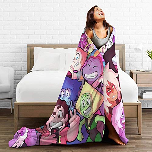 POLIAB Flannel Fleece Throw Blanket Lightweight Cozy Super Soft Bedspread Sheet Microfiber (50"X40")