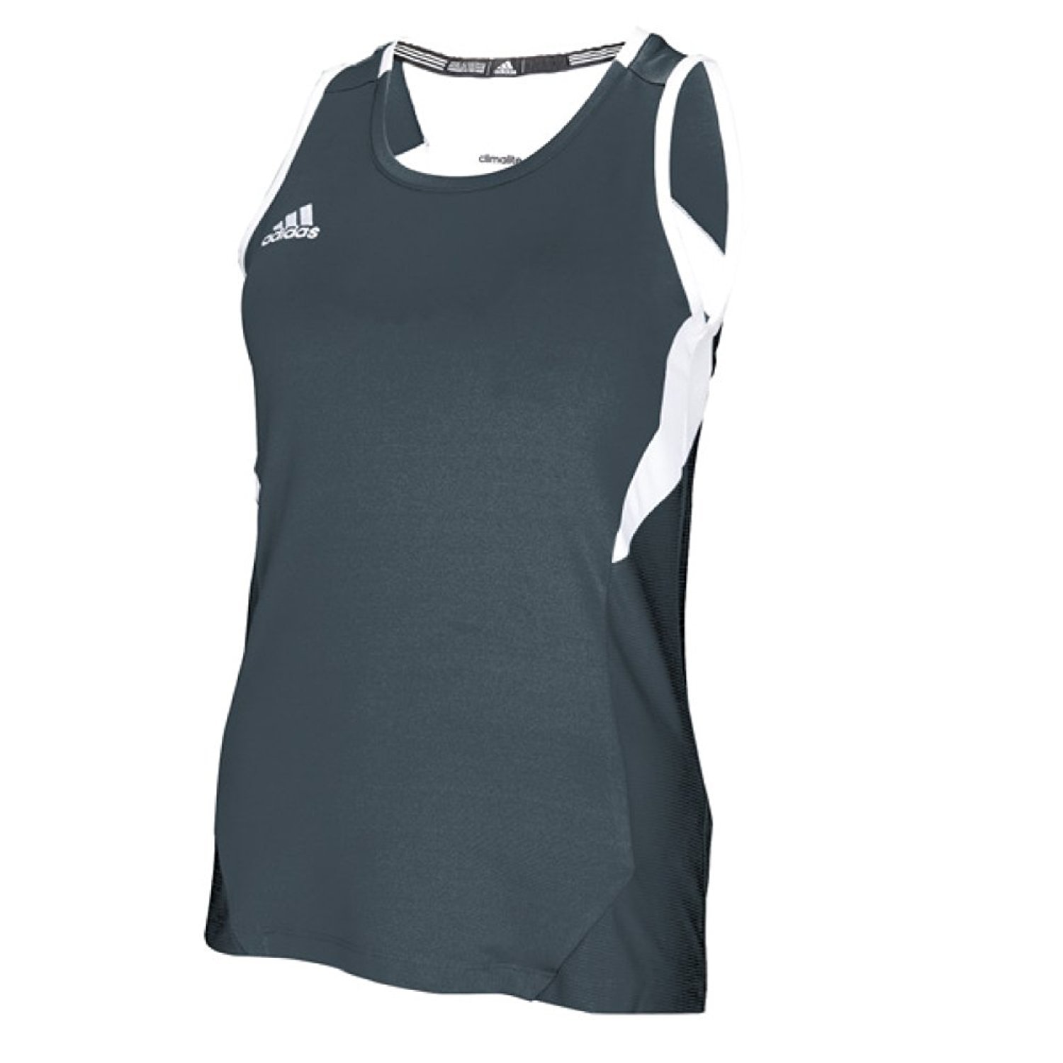 adidas Climalite Womens Utility Tank S Lead/White