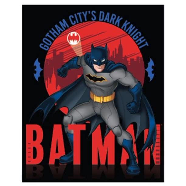 Batman Blanket Throw 40" x 50" Gotham City Dark Knight