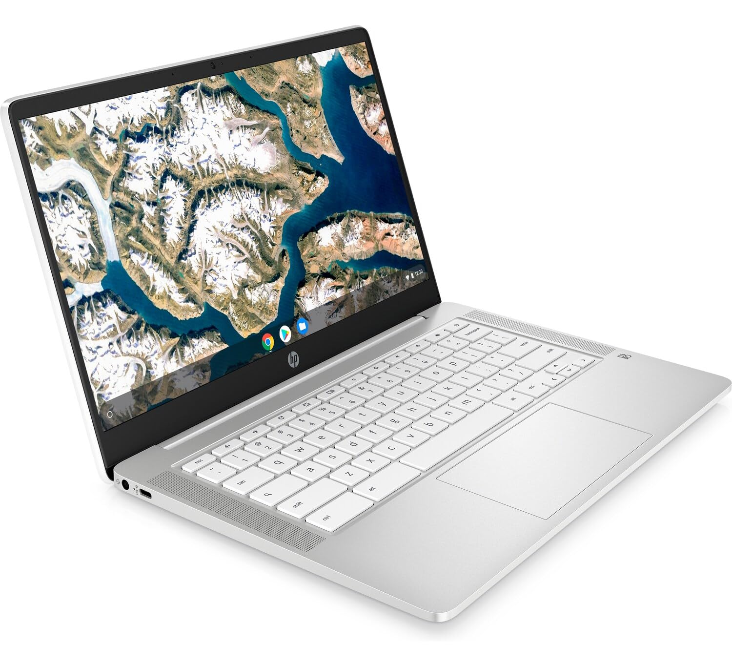 HP Chromebook 14a-na0122od 14" Intel Pentium Silver N5030 4 GB Memory; 64 GB eMMC Storage Chrome OS Ceramic White(Renewed)