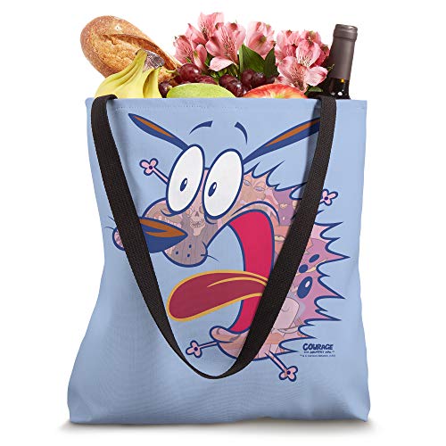 Courage the Cowardly Dog Evil Inside Tote Bag