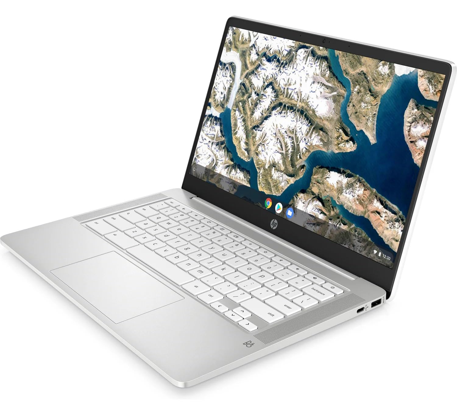 HP Chromebook 14a-na0122od 14" Intel Pentium Silver N5030 4 GB Memory; 64 GB eMMC Storage Chrome OS Ceramic White(Renewed)
