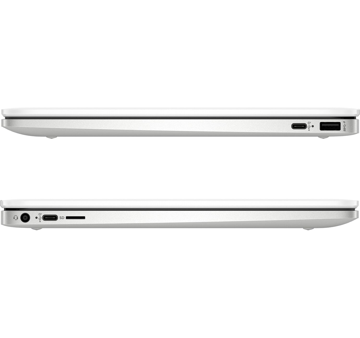 HP Chromebook 14a-na0122od 14" Intel Pentium Silver N5030 4 GB Memory; 64 GB eMMC Storage Chrome OS Ceramic White(Renewed)