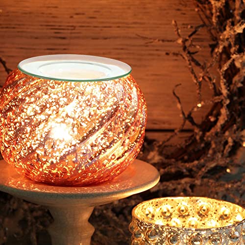 LYMGS 4.5" Replacement Oil Warmer Dish, 115mm Wax Melt Warmer Liner Round Glass Dish, Candle Warmer Bowl Plate Wax Tray for Scented Wax Aroma Therapy Lamp, 1 Pack