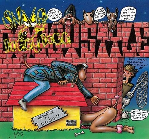 NC Tiango Snoop Dogg Doggystyle Art Music Album Canvas Poster HD Print Wall Decor, unframed 16x16 inches