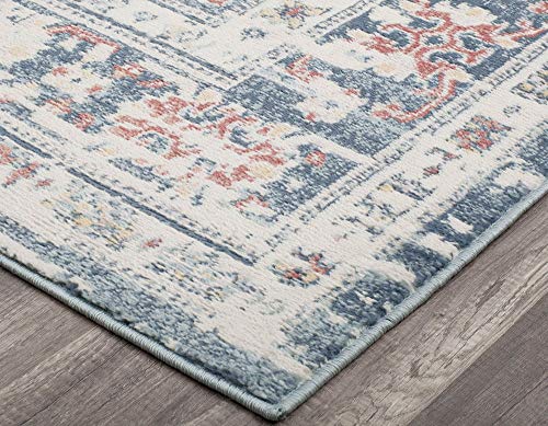 Rugs America Gallagher Collection GL55C Prussian Sundara Transitional Vintage Area Rug 8' x 10'
