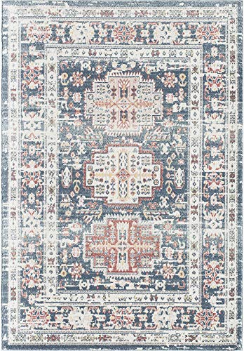 Rugs America Gallagher Collection GL55C Prussian Sundara Transitional Vintage Area Rug 8' x 10'