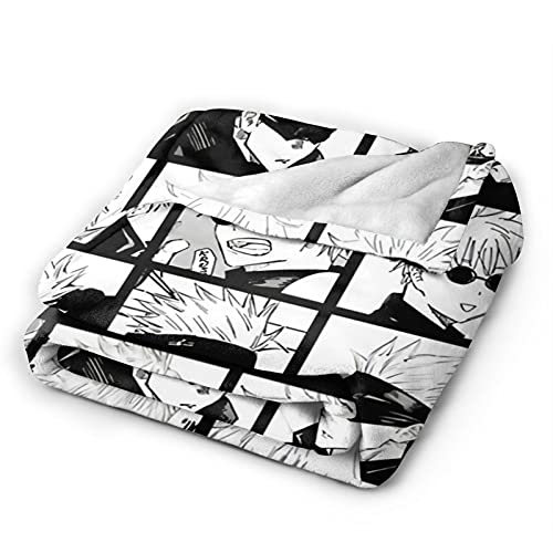 Gojo Satoru Soft and Comfortable Warm Fleece Blankets Beach Blanket Picnic Blankets Throw Blankets (60"x50")