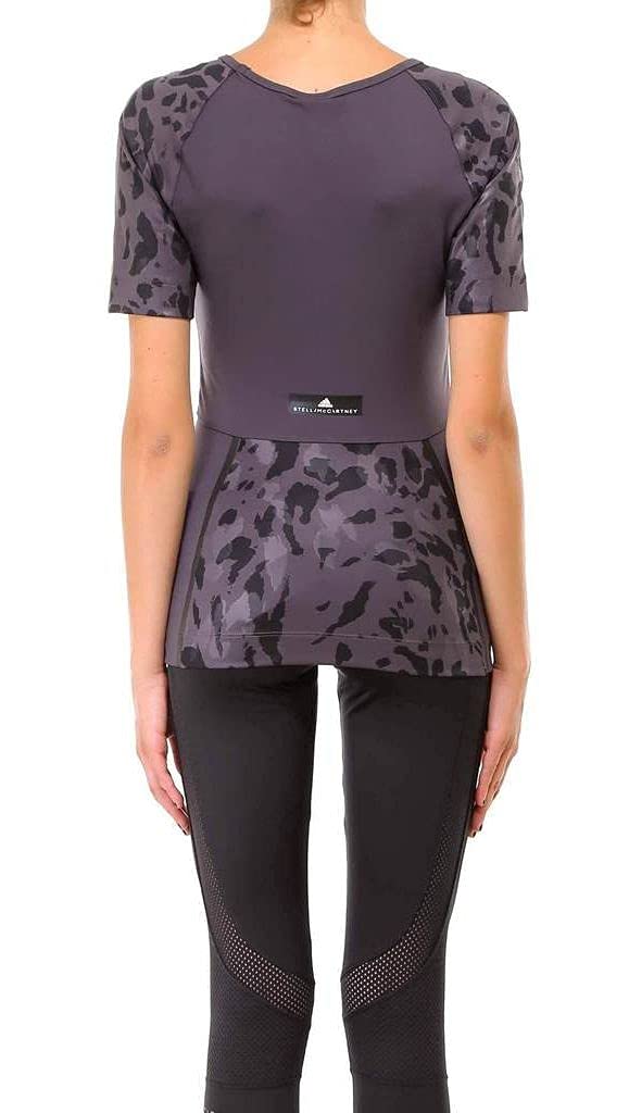 ADIDAS by Stella McCartney Women's Run TEE, Utility Black (as1, Alpha, xx_s, Regular, Regular)