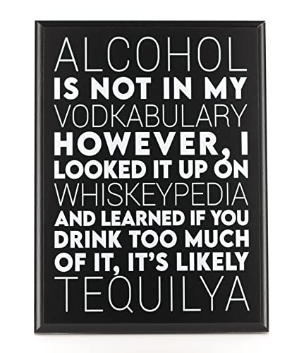 Bar Decor for Home Bar- Funny Bar Signs - Home Bar Decor - Bar Wall Decor