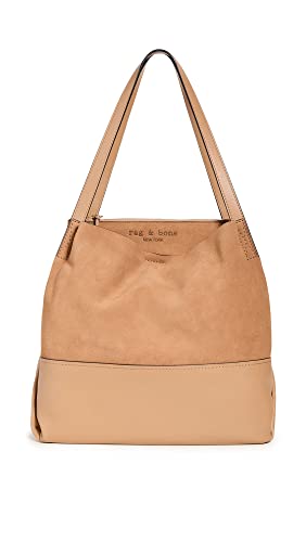 rag & bone Women's Passenger Tote 2.0, Caramel, Tan, One Size