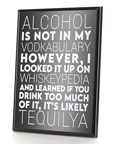 Bar Decor for Home Bar- Funny Bar Signs - Home Bar Decor - Bar Wall Decor