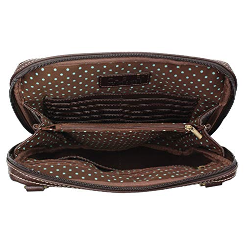 CHALA Wallet Companion Organizer Xbody - -Sunflower-brown