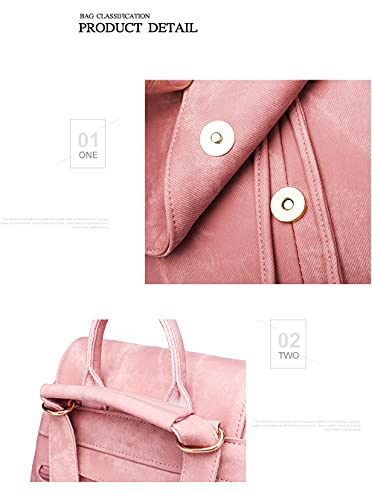 nice--buy Tassel Backpack PU Leather Shoulder Bag Women Fashion Backpack Casual Daypack Travel Lady Bag Crossbody Satchel Shoulder (Khaki)