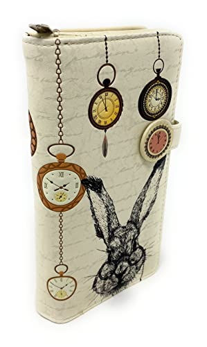 Shag Wear Pocket Watch Rabbit Wallet for Women Beige