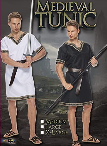 FantastCostumes Unisex Adult's Roman Warrior Costume Halloween Ancient Greek Cosplay Costume, White