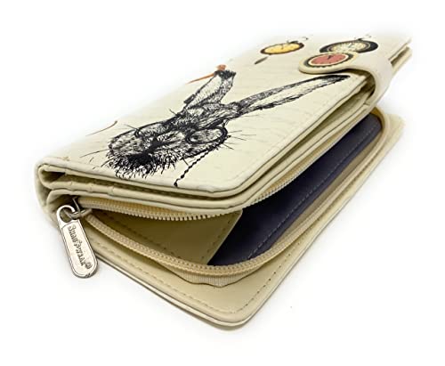 Shag Wear Pocket Watch Rabbit Wallet for Women Beige